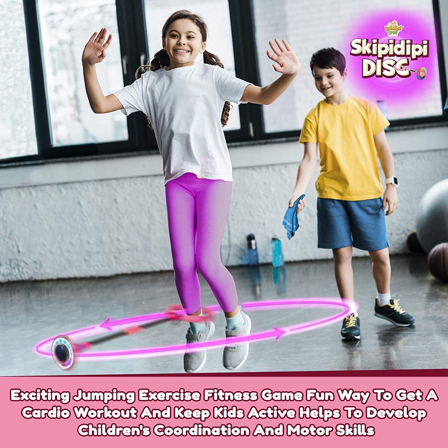 Skip It Ankle Toy - Pink Retro Skipit Toy – Ipidipi Toys